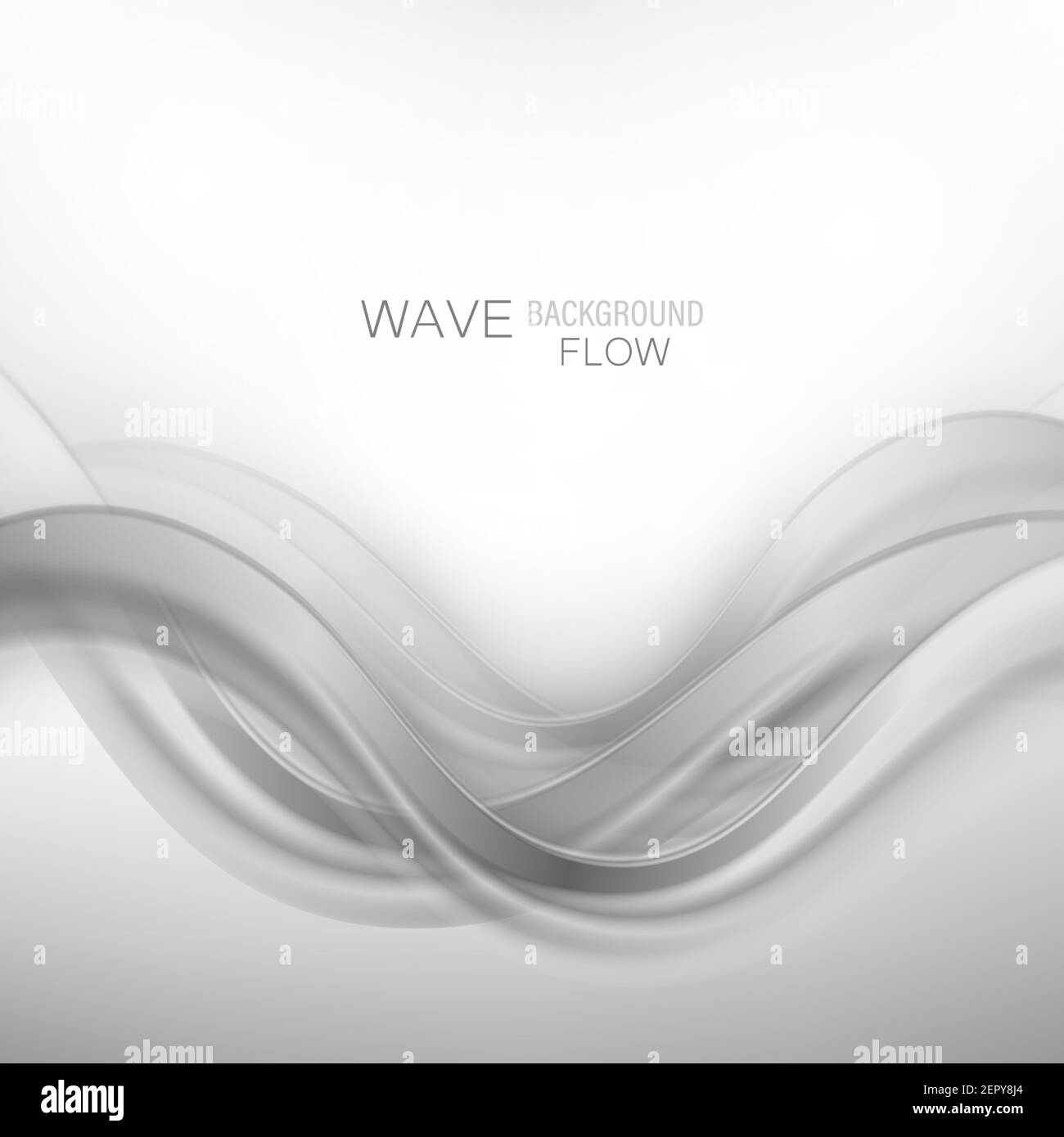Abstract swoosh wave smoke border frame layout template. Gray wave flow ...