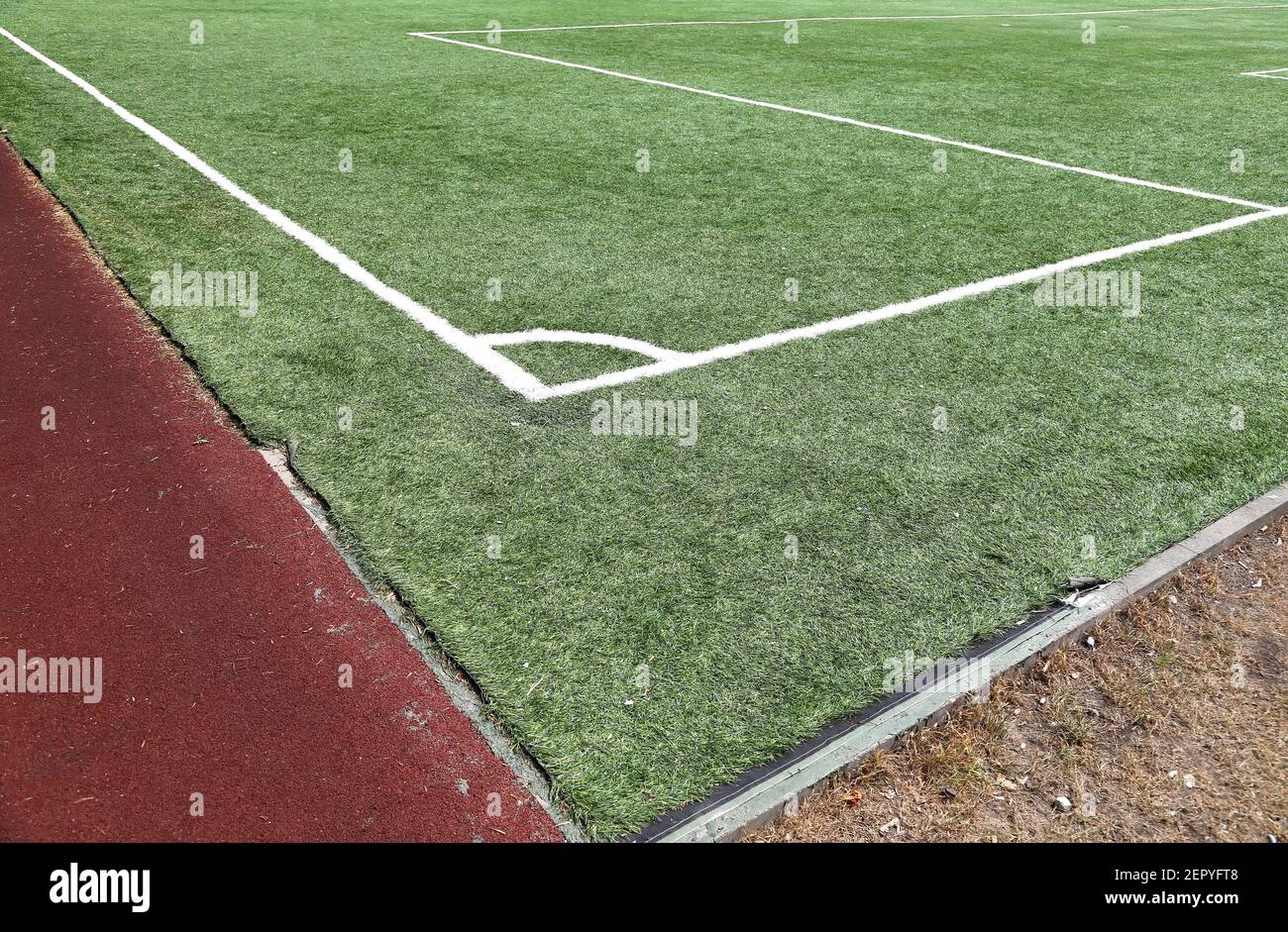 Grass turf on a sports field Stock Photo - Alamy