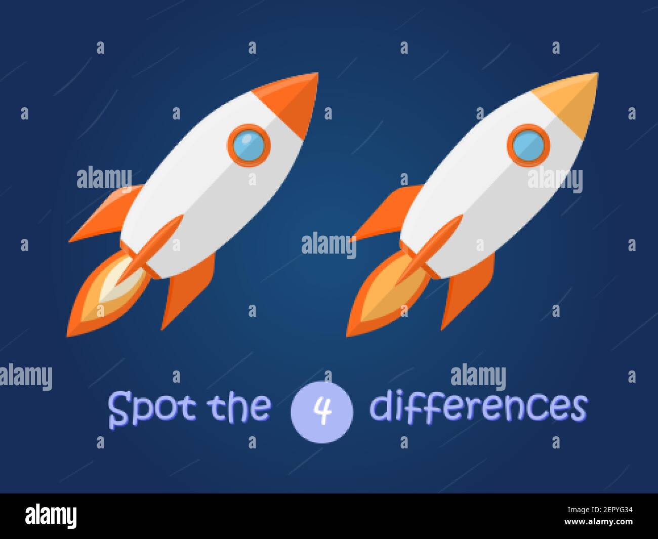 Spot the difference visual puzzle hi-res stock photography and images ...