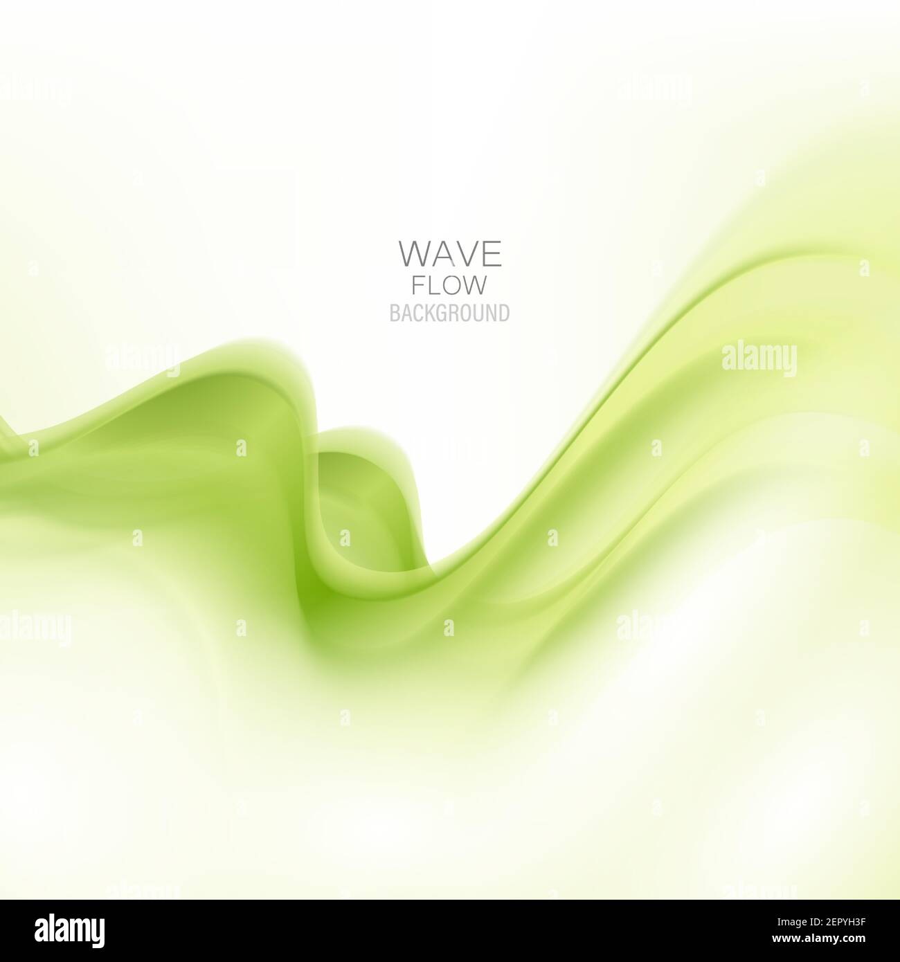 Green abstract wave background Green wave flow Stock Vector Image & Art ...
