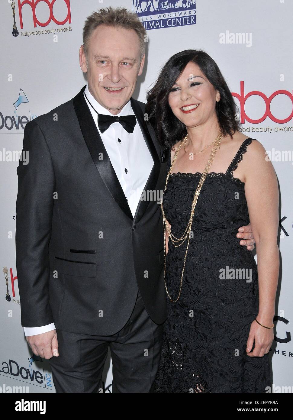 (L-R) Frazer Harrison and Gissoo Harrison at the 4th Annual Hollywood ...