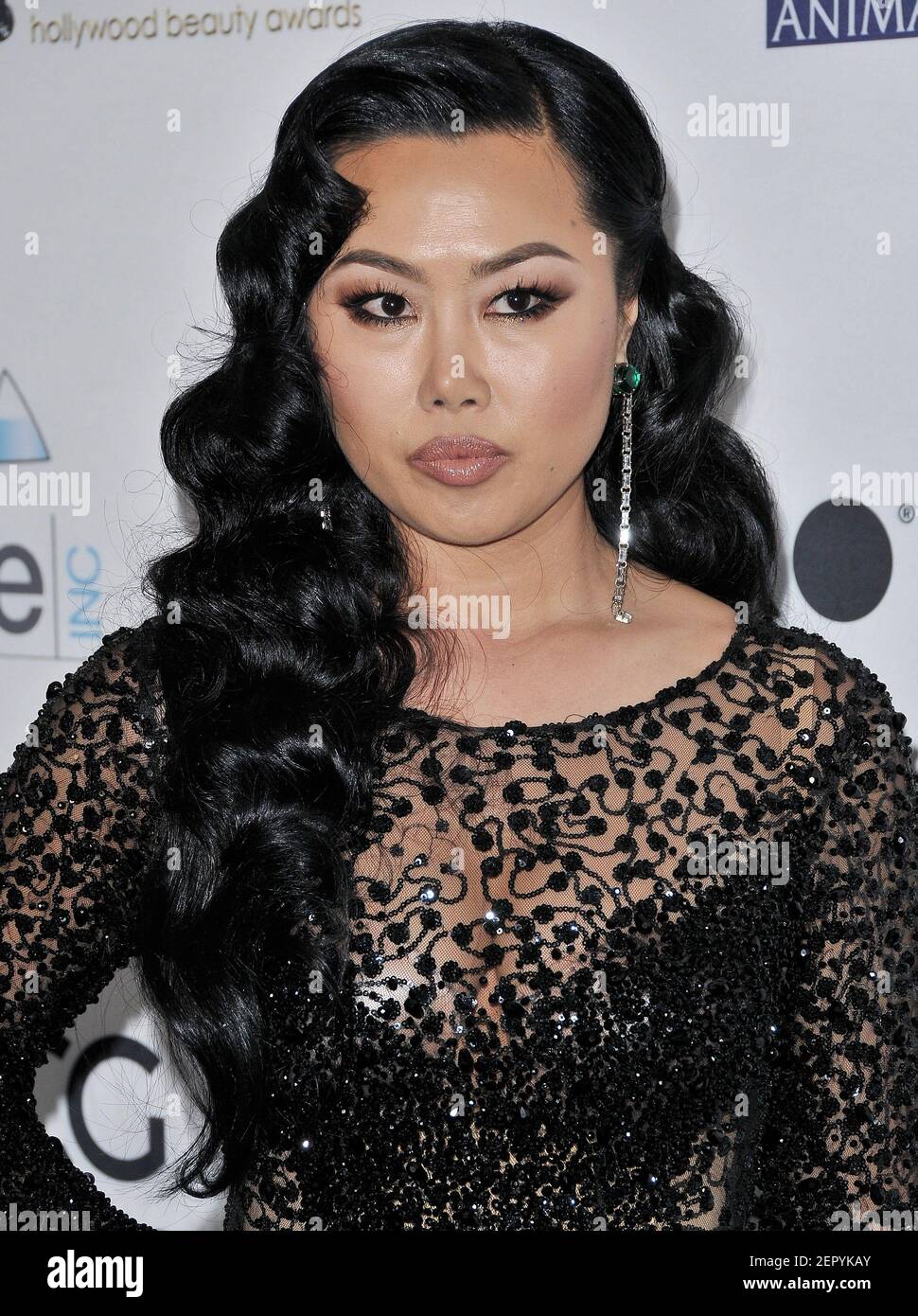 Eva Kim arrives at the 4th Annual Hollywood Beauty Awards held at the ...