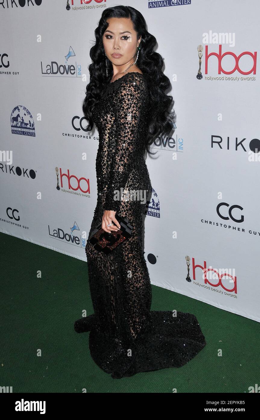 Eva Kim arrives at the 4th Annual Hollywood Beauty Awards held at the ...