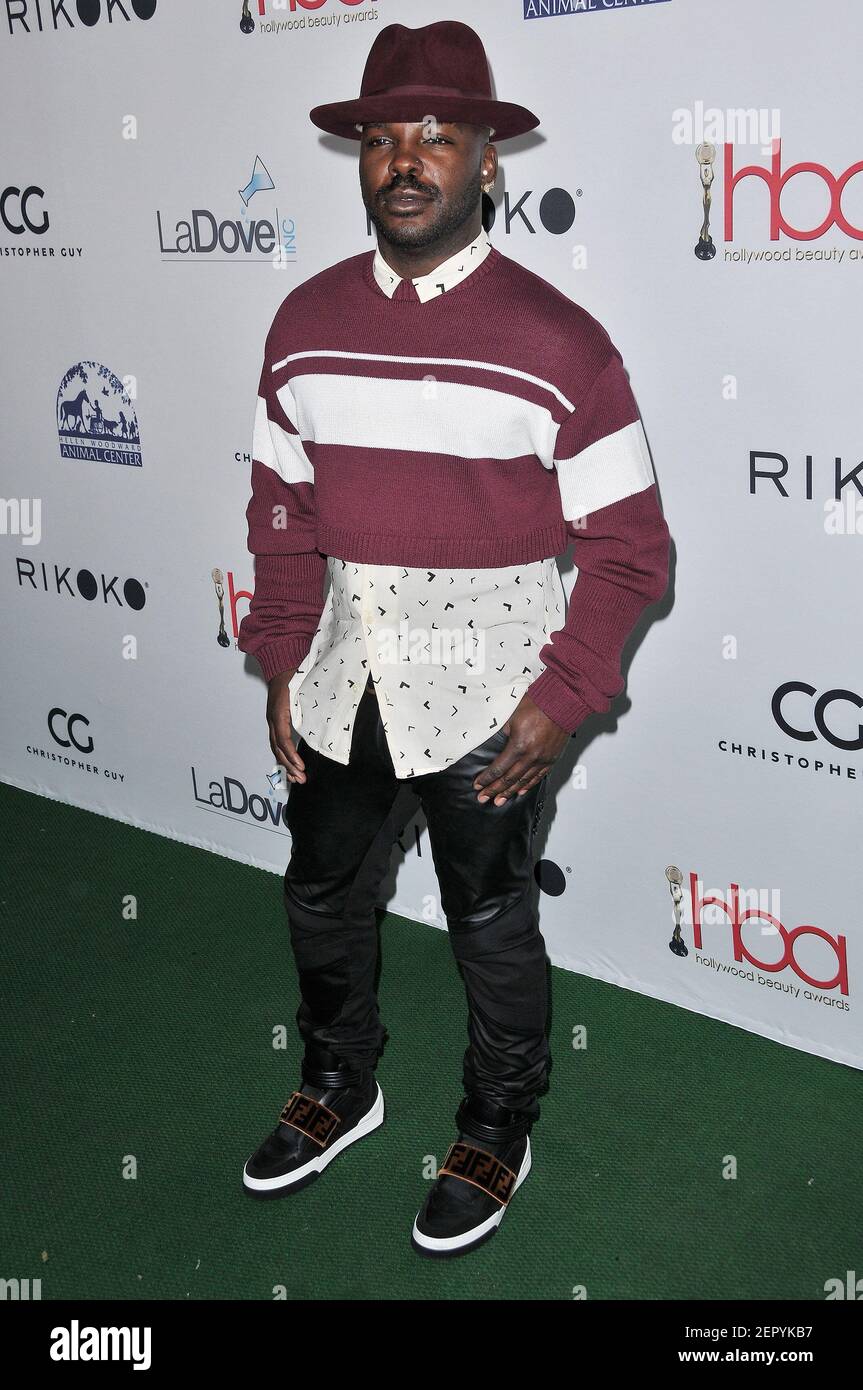 Larry Sims arrives at the 4th Annual Hollywood Beauty Awards held at ...