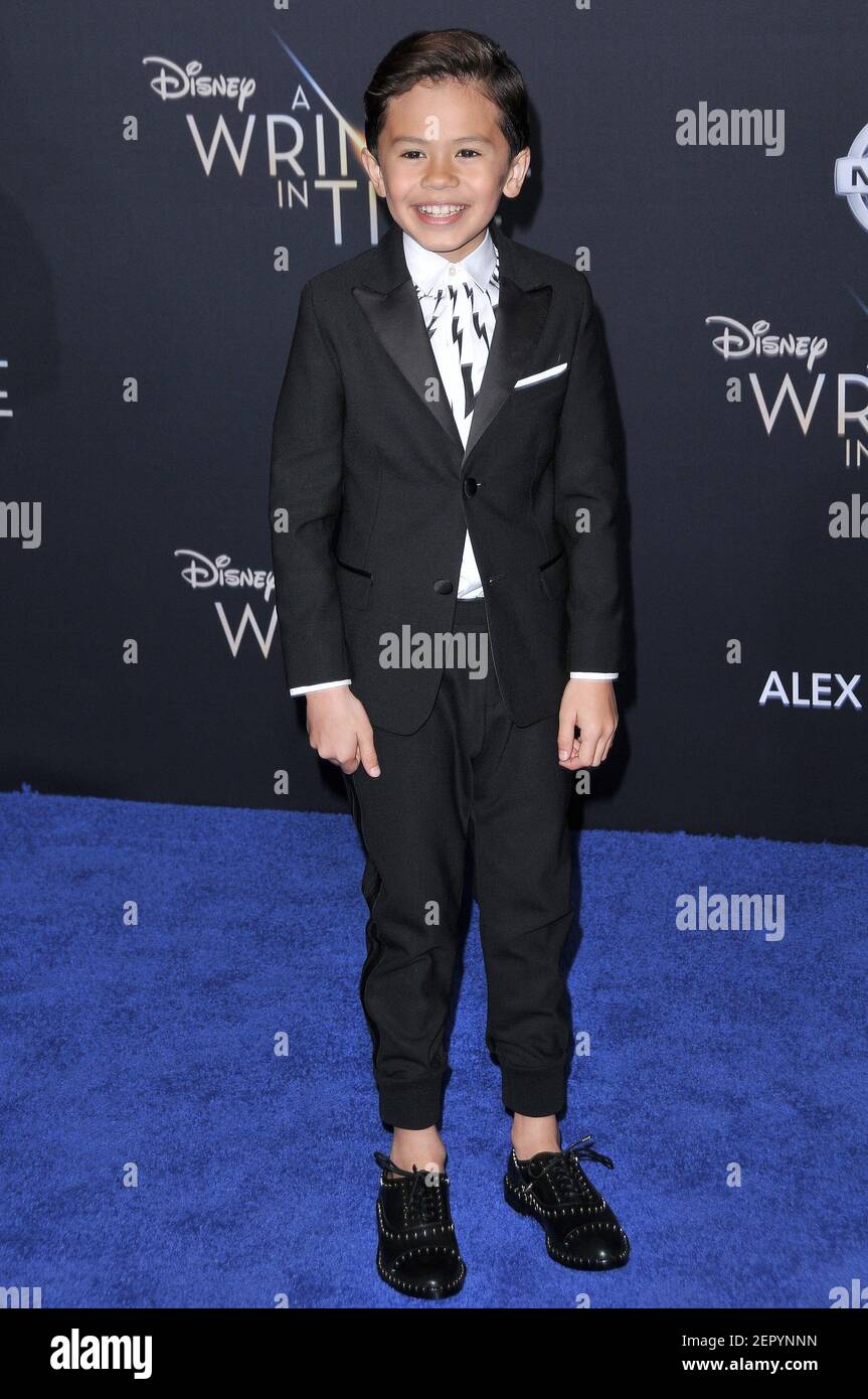 Deric McCabe arrives at Disney's "A Wrinkle In Time" World Premiere ...