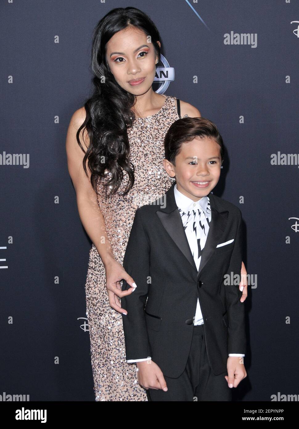 (L-R) Judith McCabe and Deric McCabe arrives at Disney's "A Wrinkle In Time" World Premiere held ...