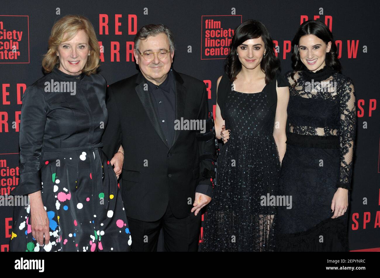 Novel author Jason Matthews (2L) and family attend the U.S. premiere of ...