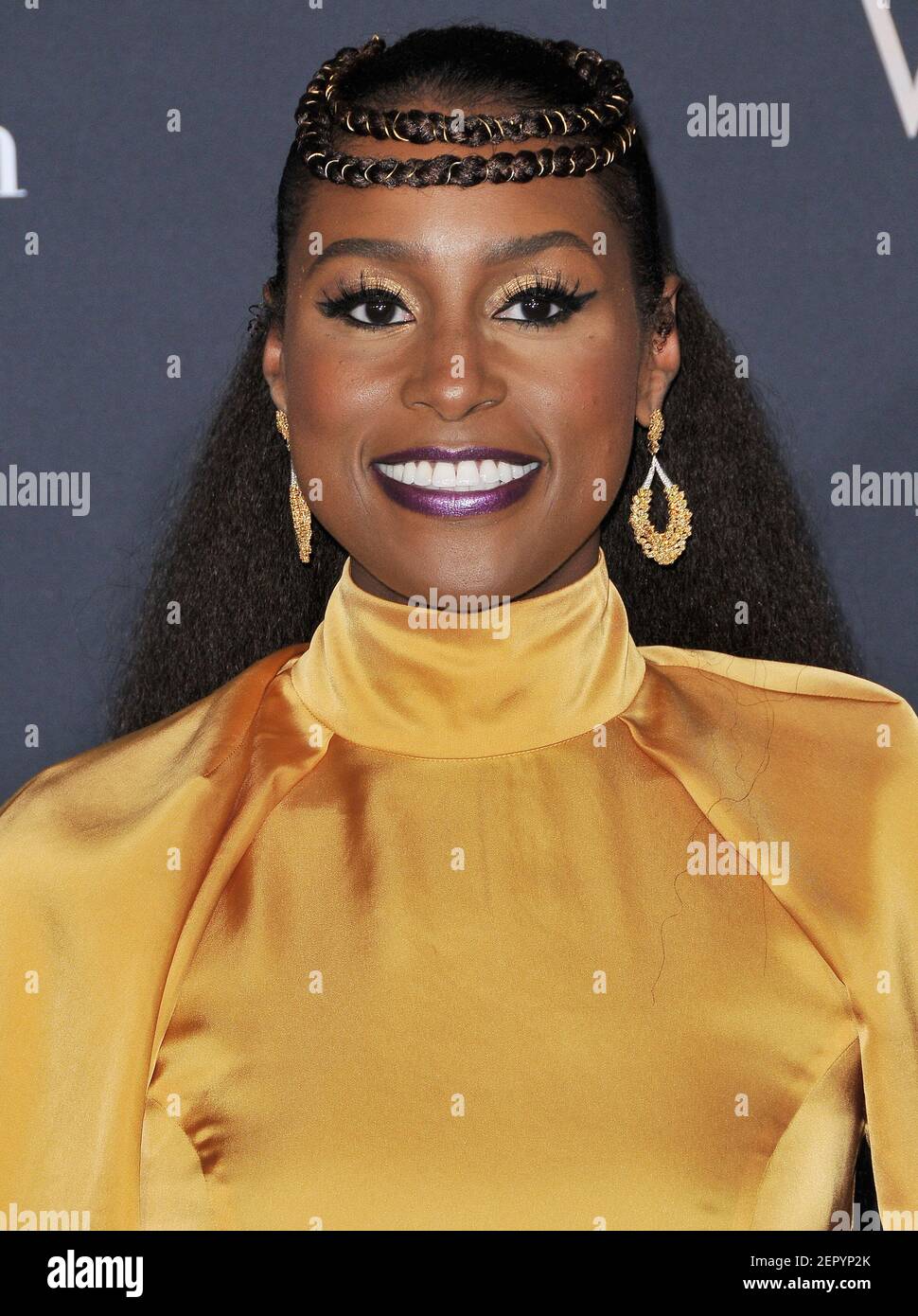 Issa Rae arrives at Disney's "A Wrinkle In Time" World Premiere held at ...