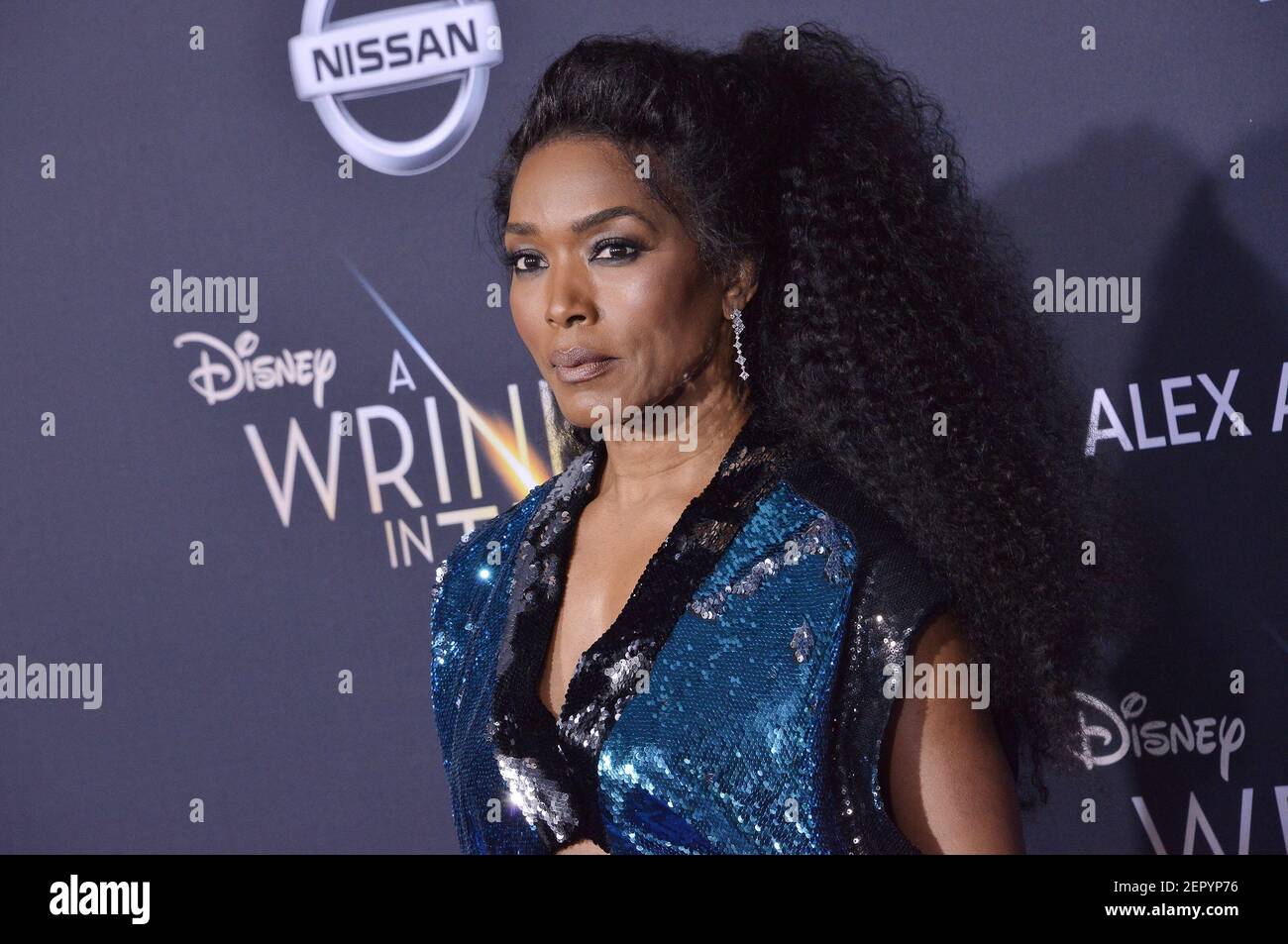 Angela Bassett arrives at Disney's "A Wrinkle In Time" World Premiere ...