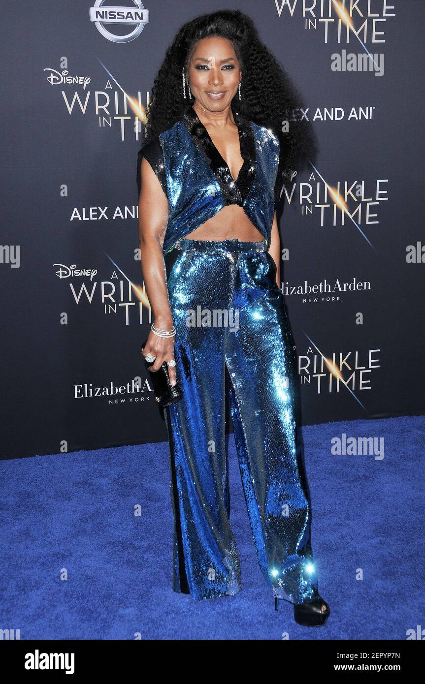 Angela Bassett arrives at Disney's "A Wrinkle In Time" World Premiere ...