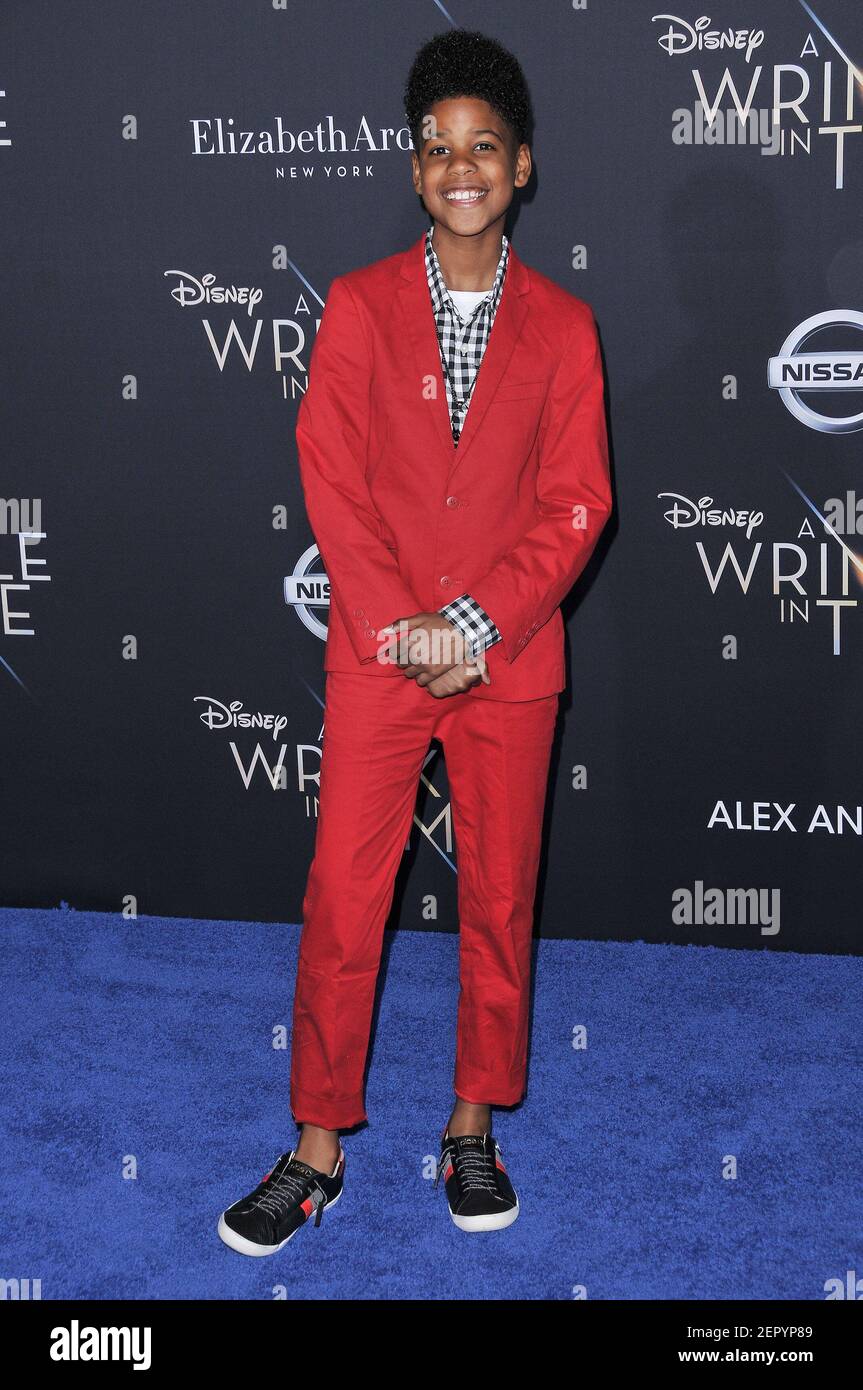 J. D. McCrary arrives at Disney's "A Wrinkle In Time" World Premiere ...