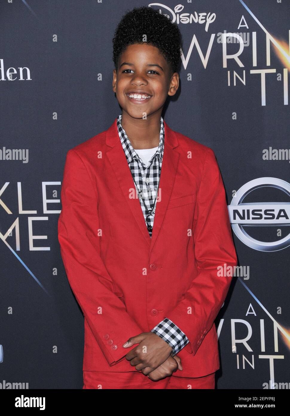 J. D. McCrary arrives at Disney's "A Wrinkle In Time" World Premiere ...