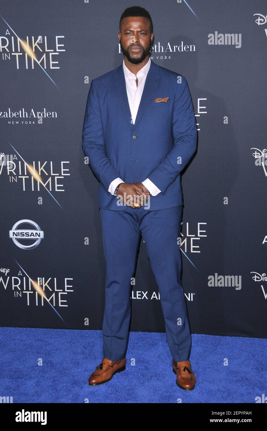 Winston Duke arrives at Disney's "A Wrinkle In Time" World Premiere ...