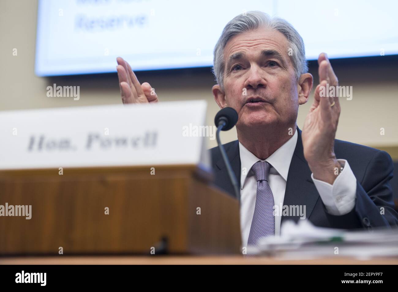 UNITED STATES - FEBRUARY 27: Federal Reserve Chairman Jerome Powell ...