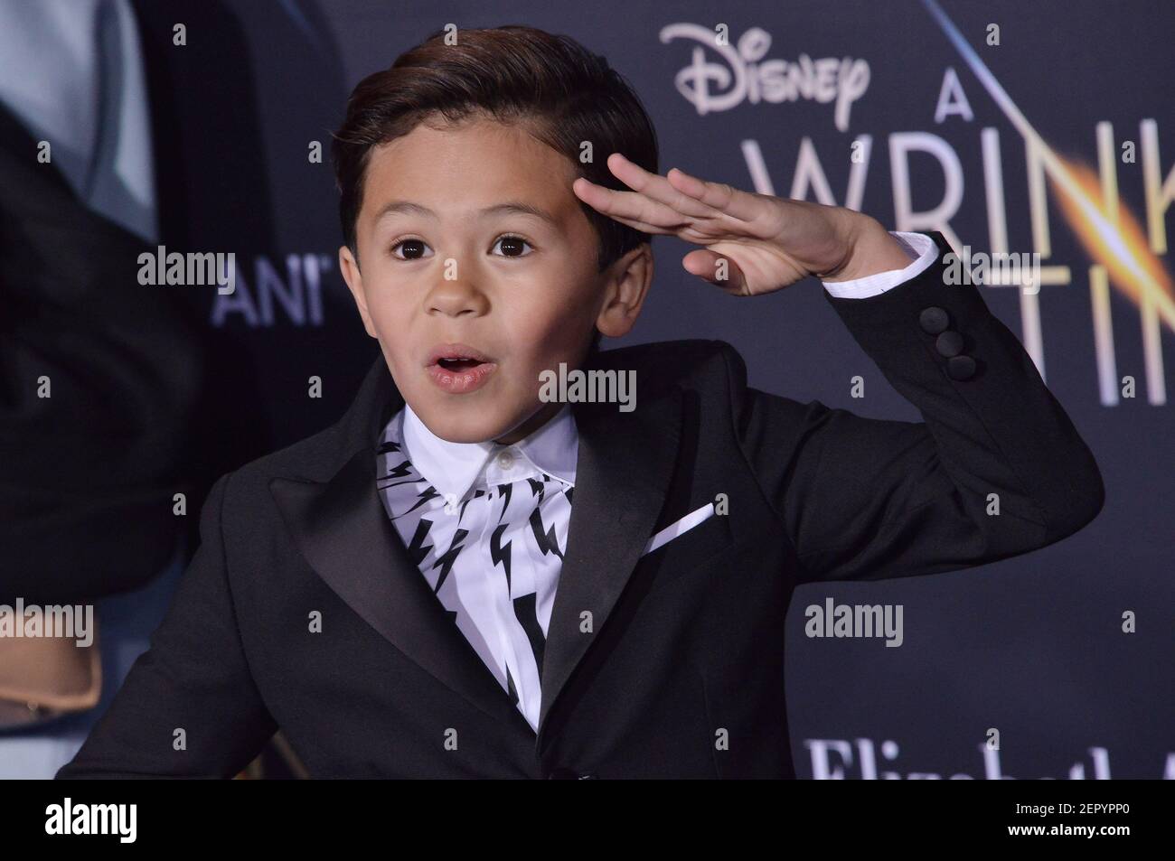 Deric McCabe arrives at Disney's "A Wrinkle In Time" World Premiere ...