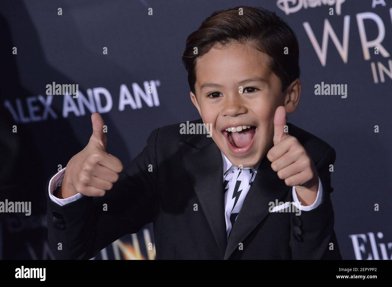 Deric McCabe arrives at Disney's "A Wrinkle In Time" World Premiere ...