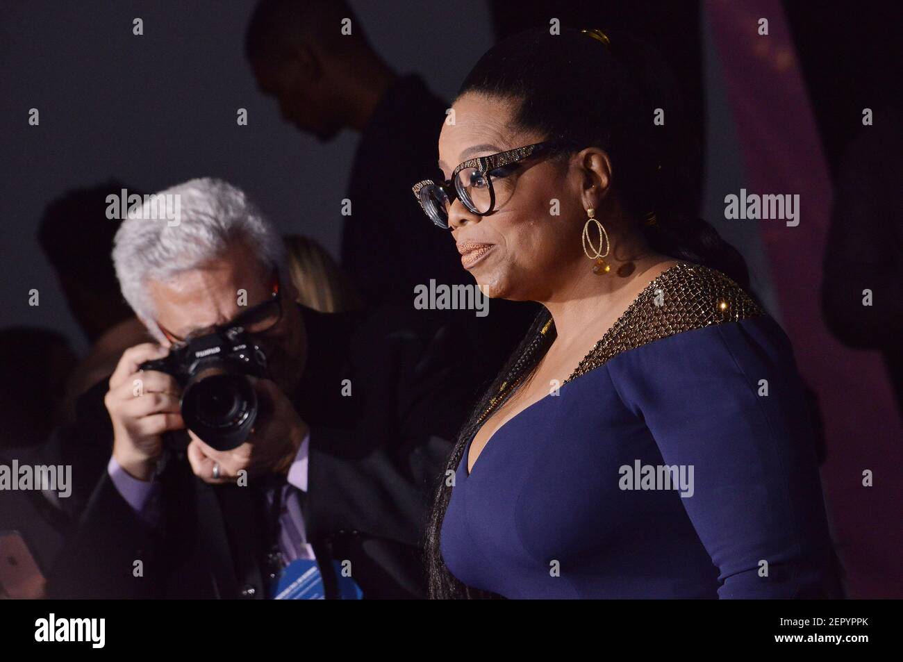 Oprah Winfrey arrives at Disney's "A Wrinkle In Time" World Premiere ...