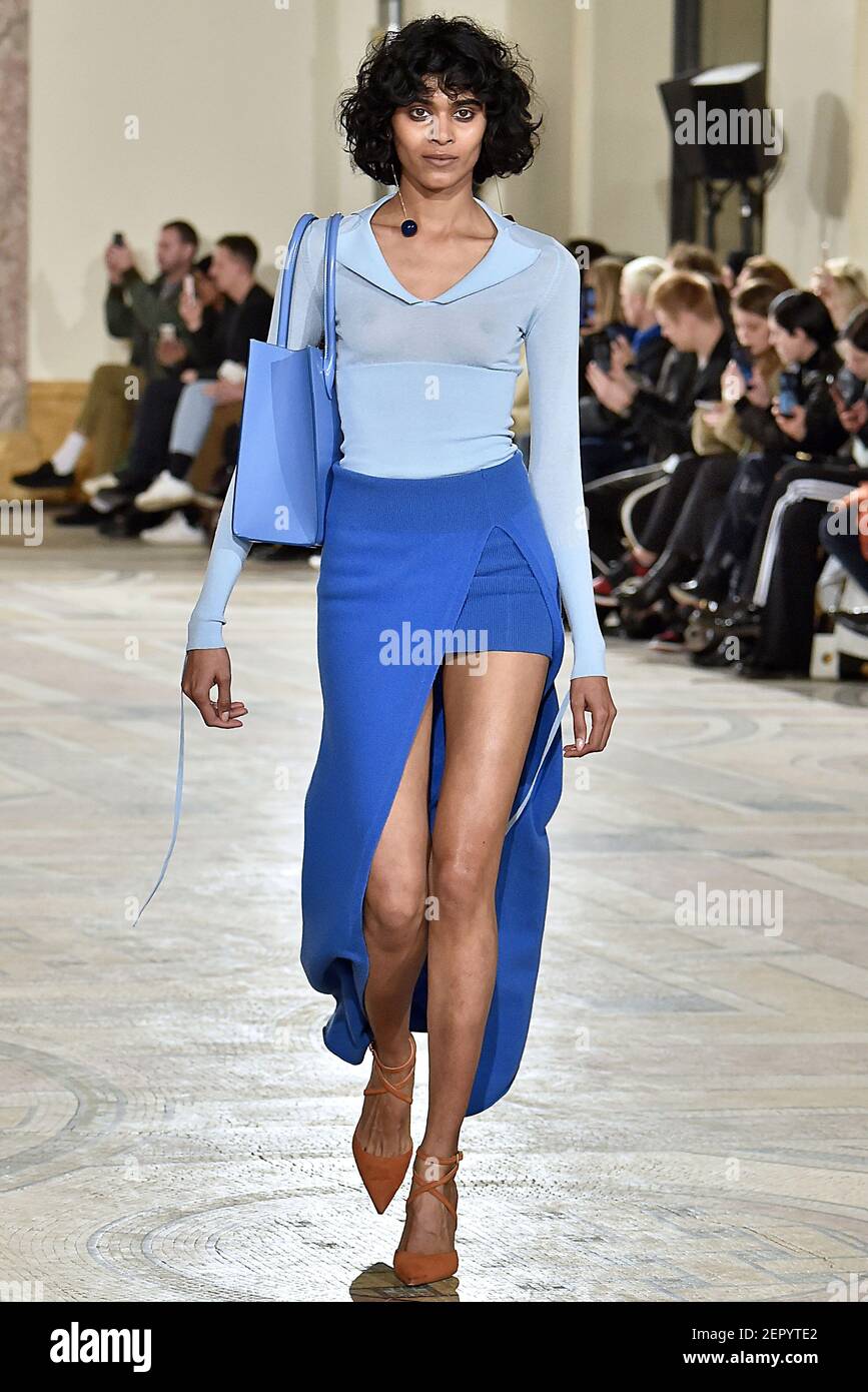 Model Radhika Nair walks on the runway during the Jacquemus Fashion ...