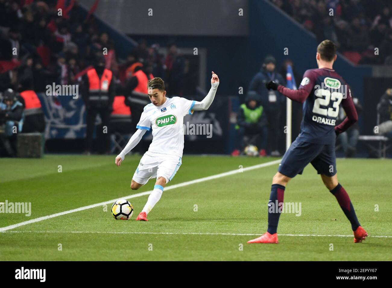 Maxime Lopez (OM) during the French cup match between Paris Saint ...