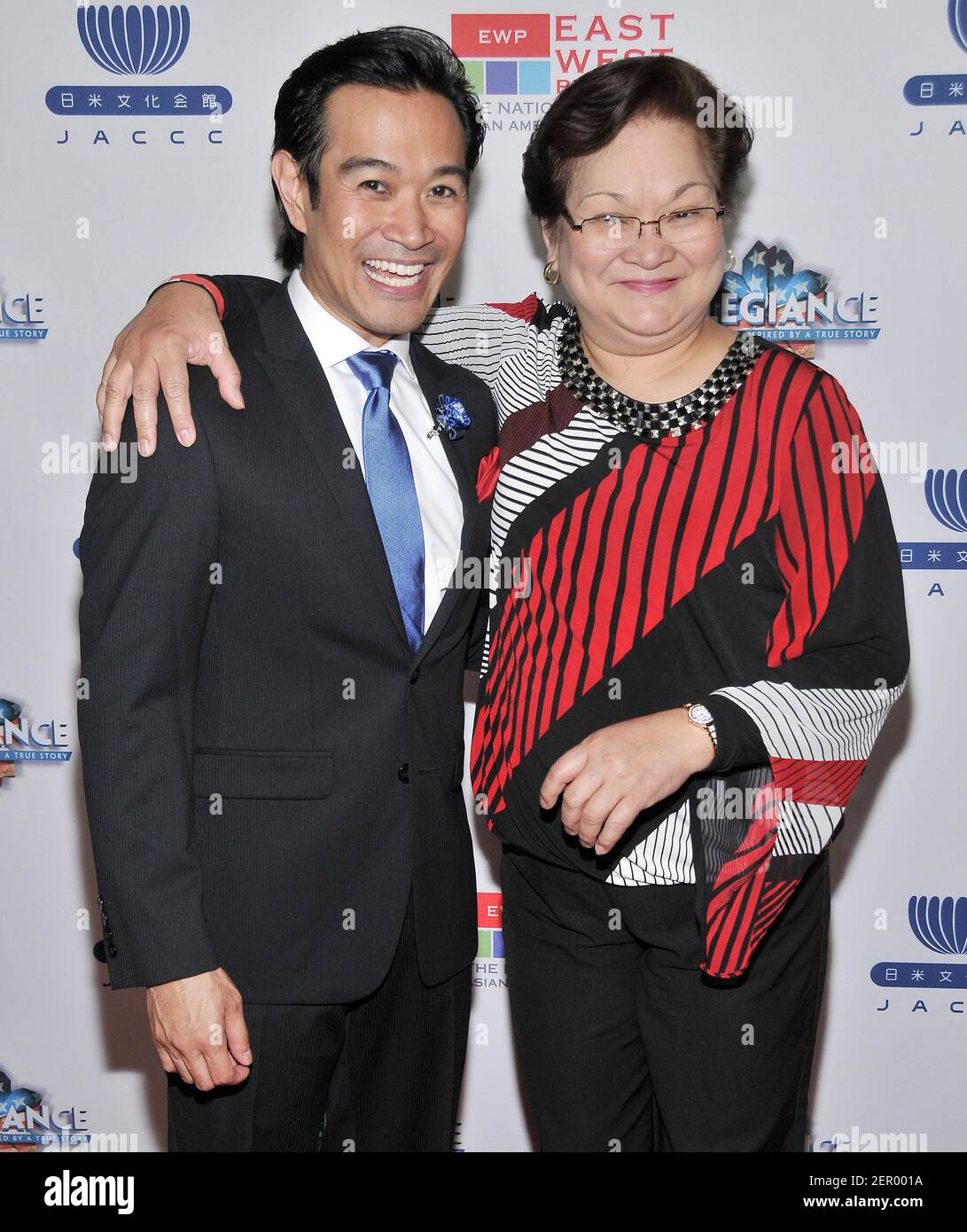 Eymard Cabling and Mom at East West Players and JACCC's "Allegiance ...