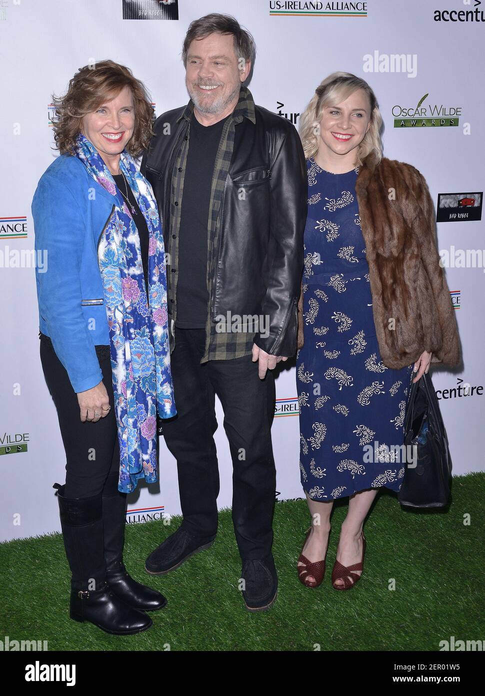 (L-R) Marilou York, Mark Hamill, and Chelsea Hamill arrives at the 13th ...