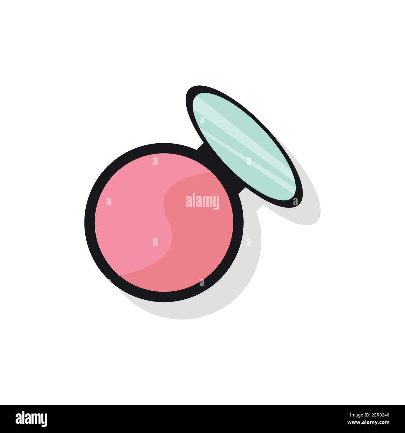 Blusher cheeks Stock Vector Images - Alamy