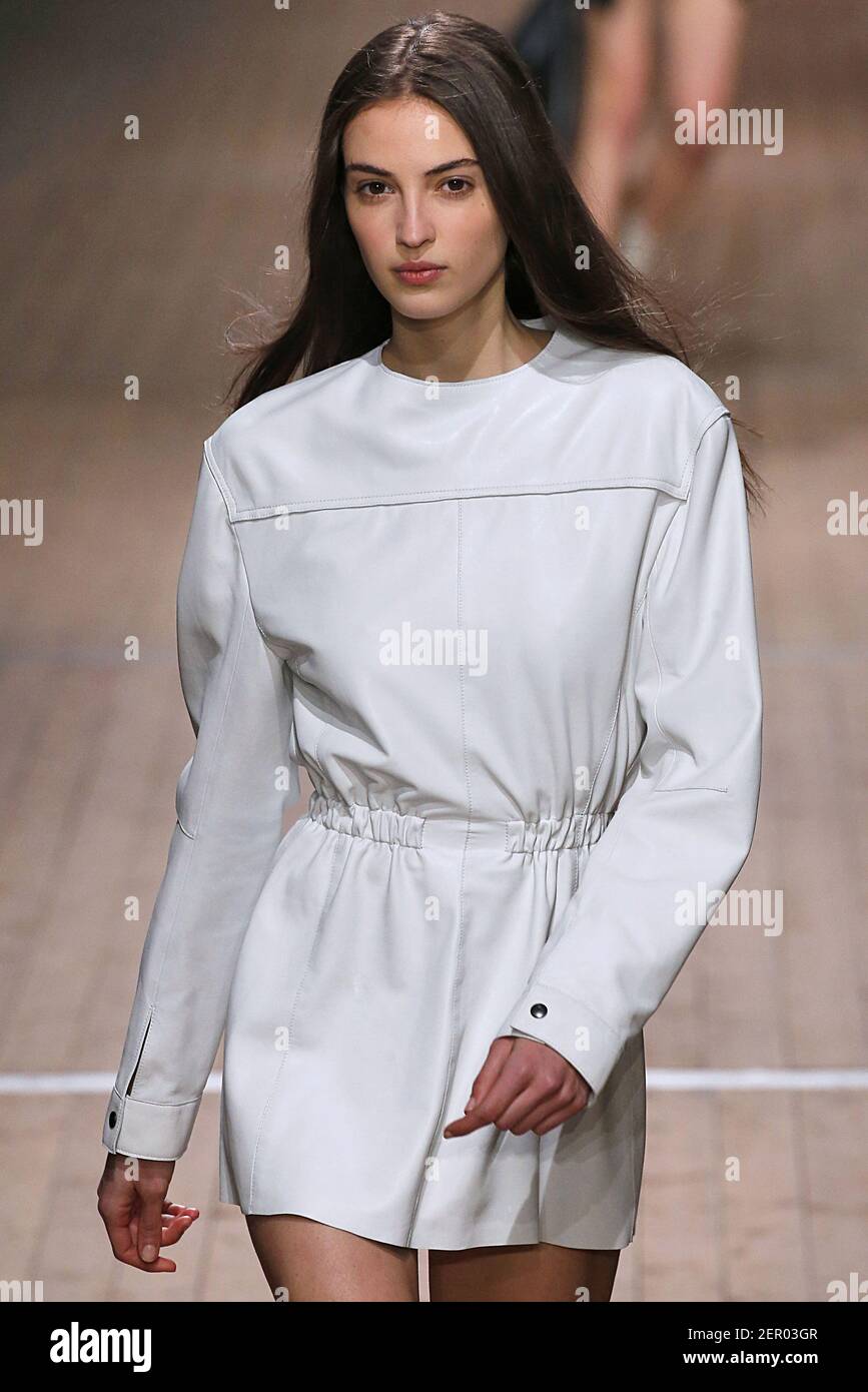 Model Camille Hurel walks on the runway during the Isabel Marant ...