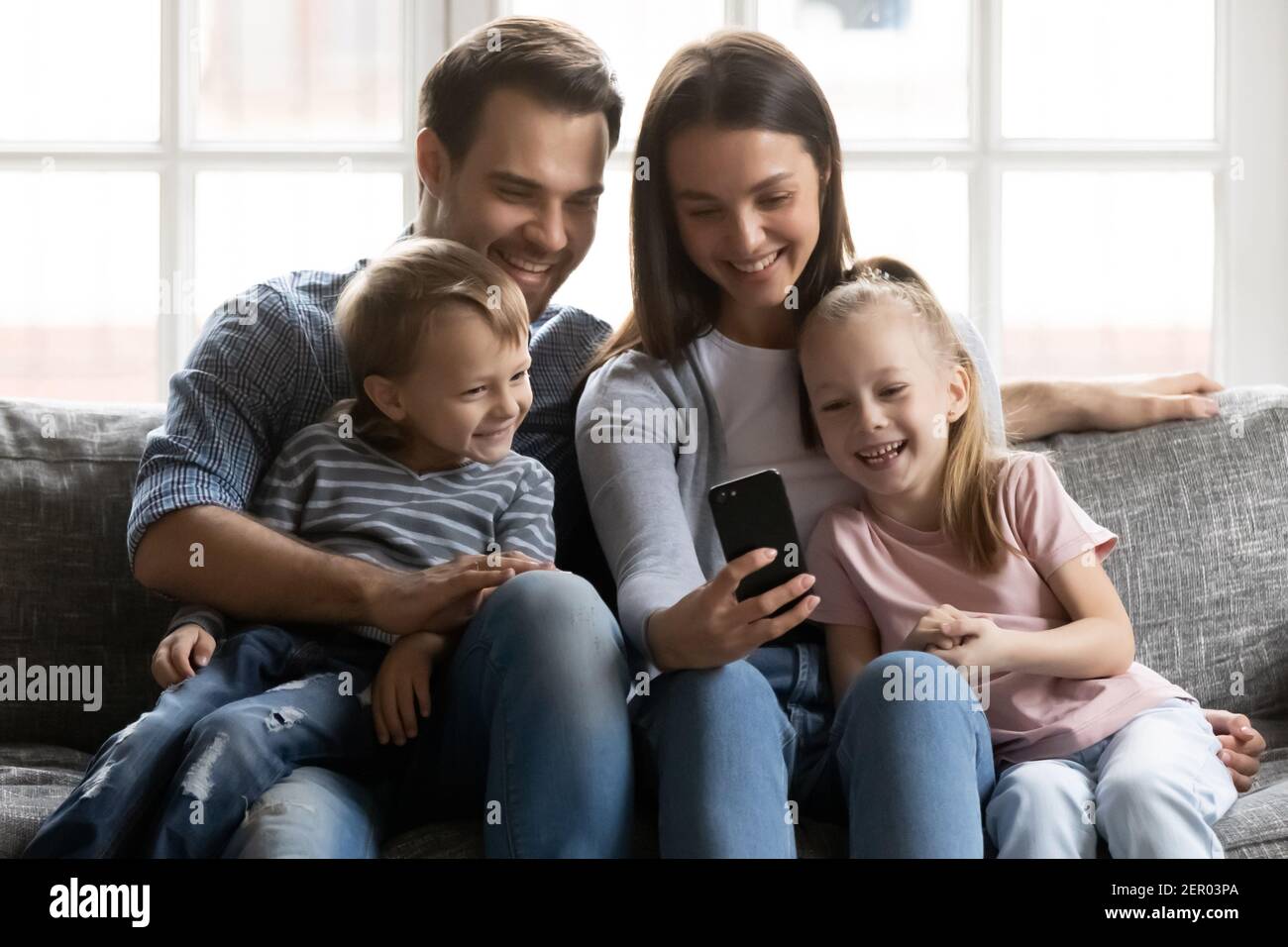 Man video call kids hi-res stock photography and images - Alamy