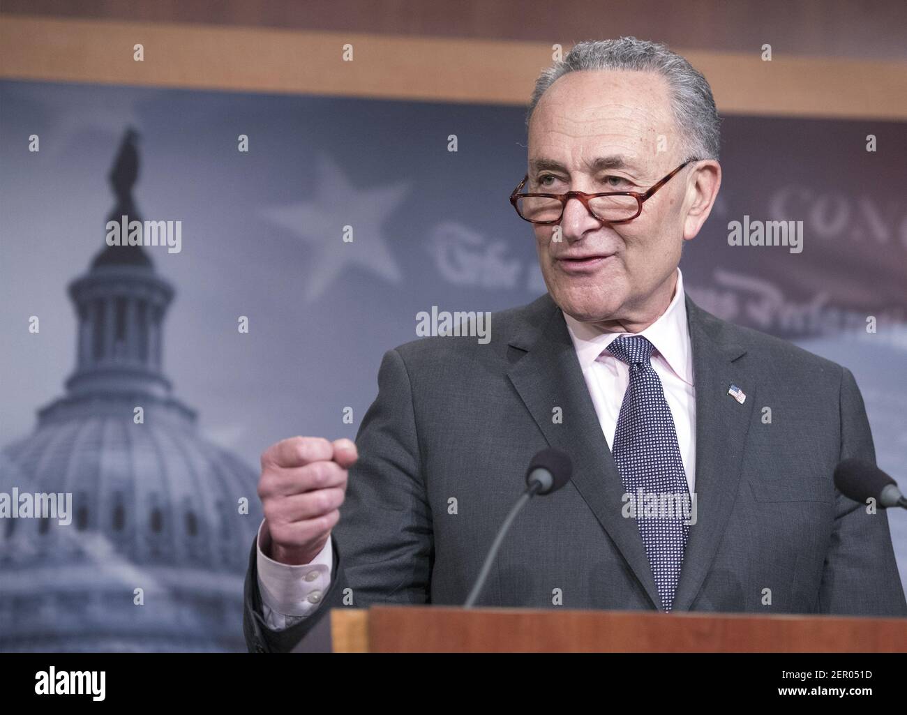 United States Senate Minority Leader Chuck Schumer (Democrat of New ...