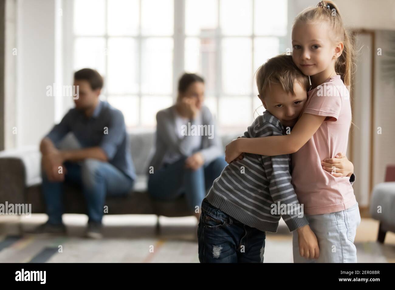 Father Daughter Son Sad High Resolution Stock Photography and Images ...