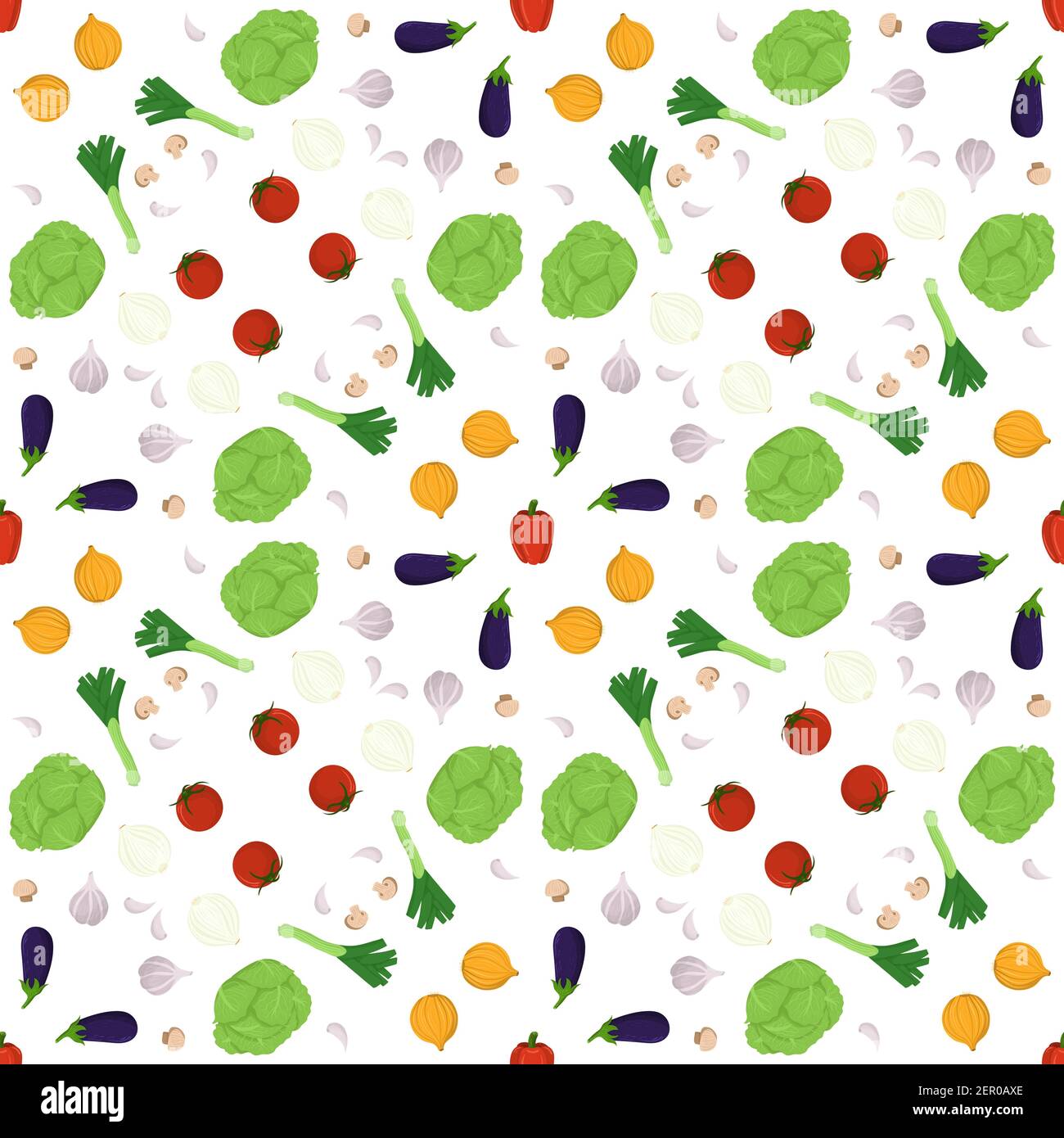 Food fresh summer vegetable Stock Vector Images - Alamy