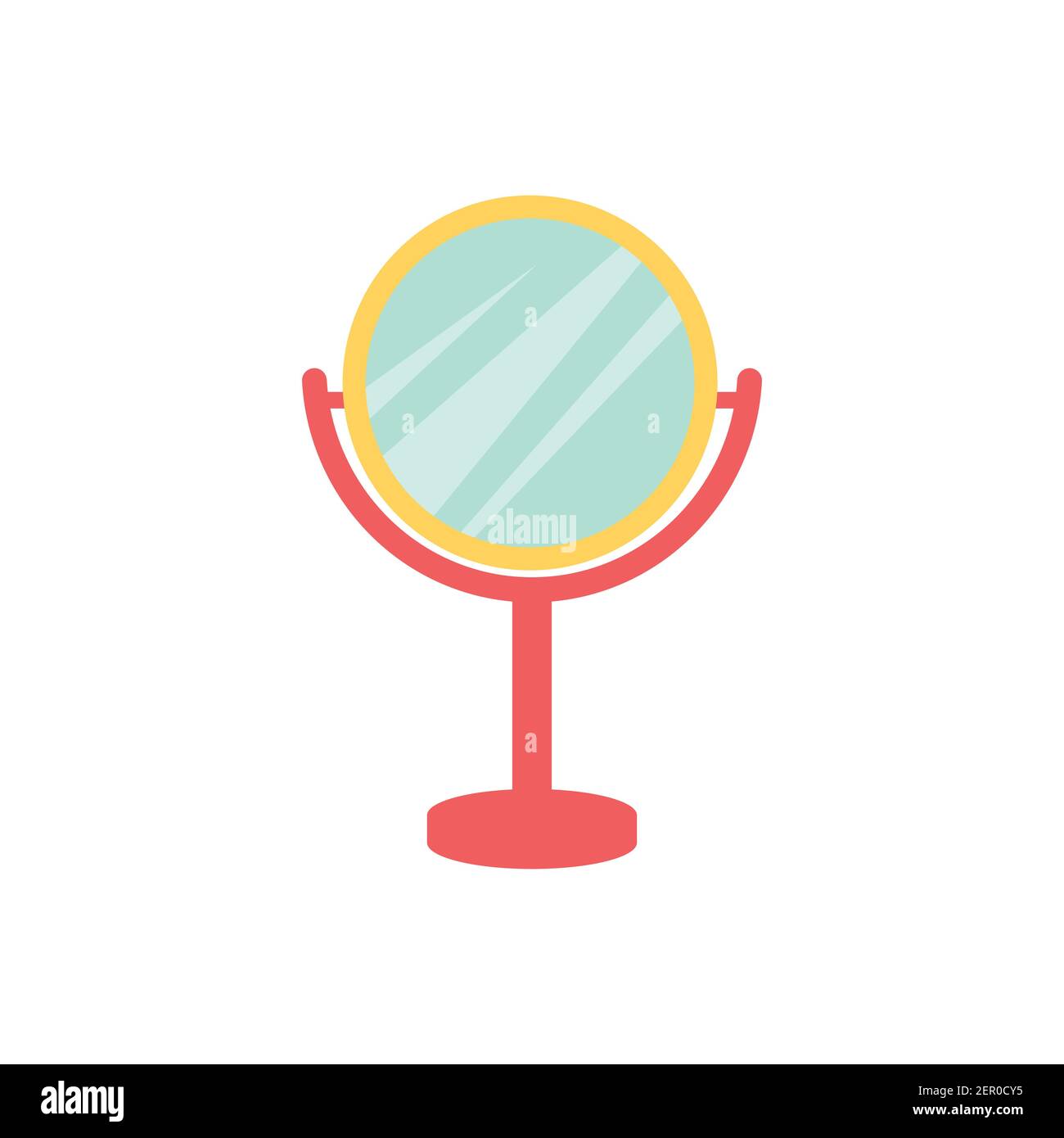 Icon, Mirror. Vector illustration isolated on white background Stock ...