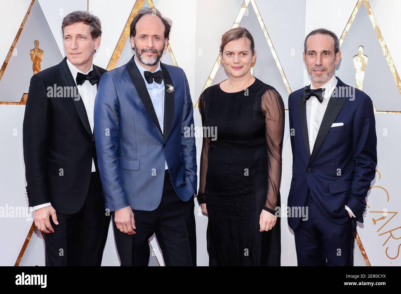 Peter Spears, Luca Guadagnino, Emilie Georges, Marco Morabito walking ...