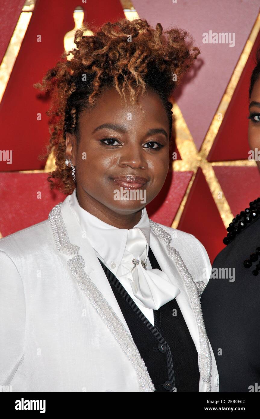 Dee Rees walking on the red carpet during the 90th Academy Awards ...