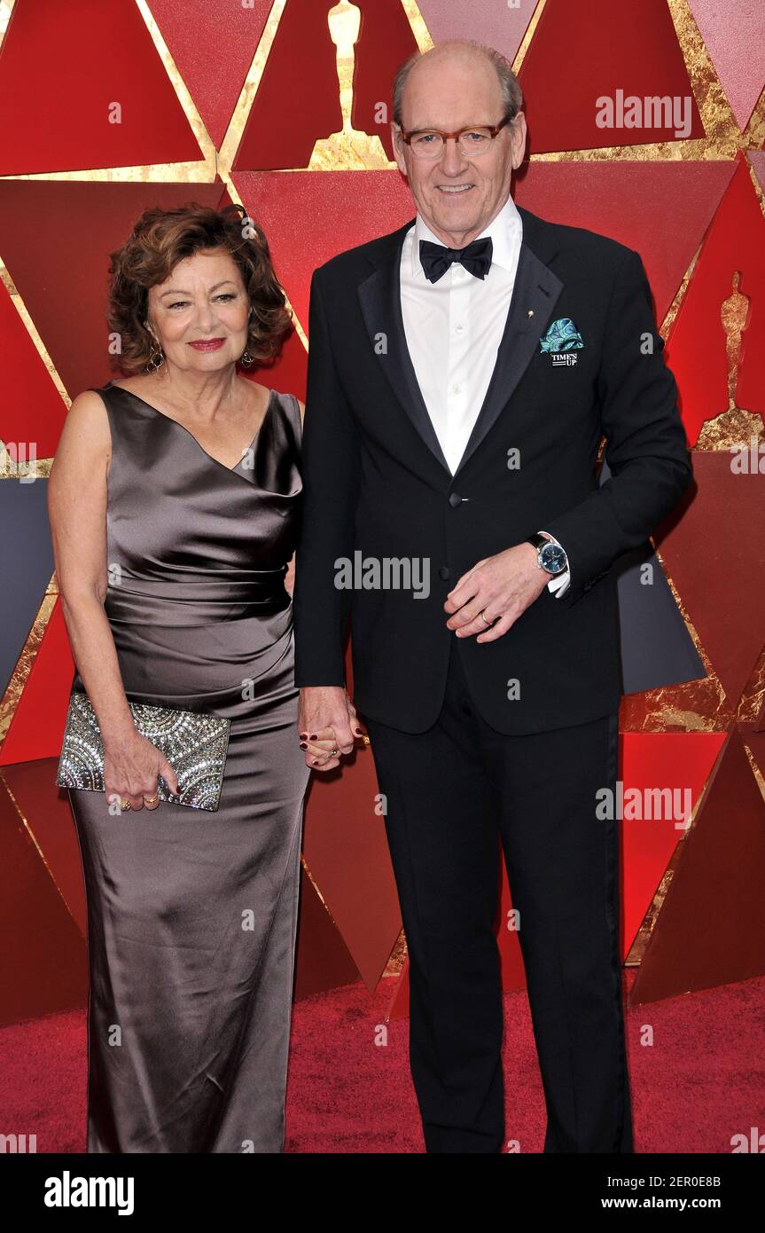 Sharon R. Friedrick and Richard Jenkins walking on the red carpet ...