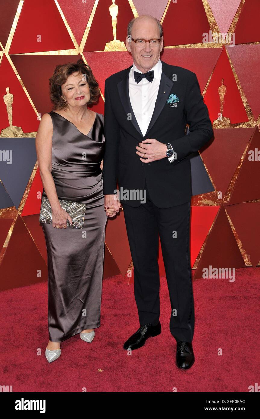 Sharon R. Friedrick and Richard Jenkins walking on the red carpet ...