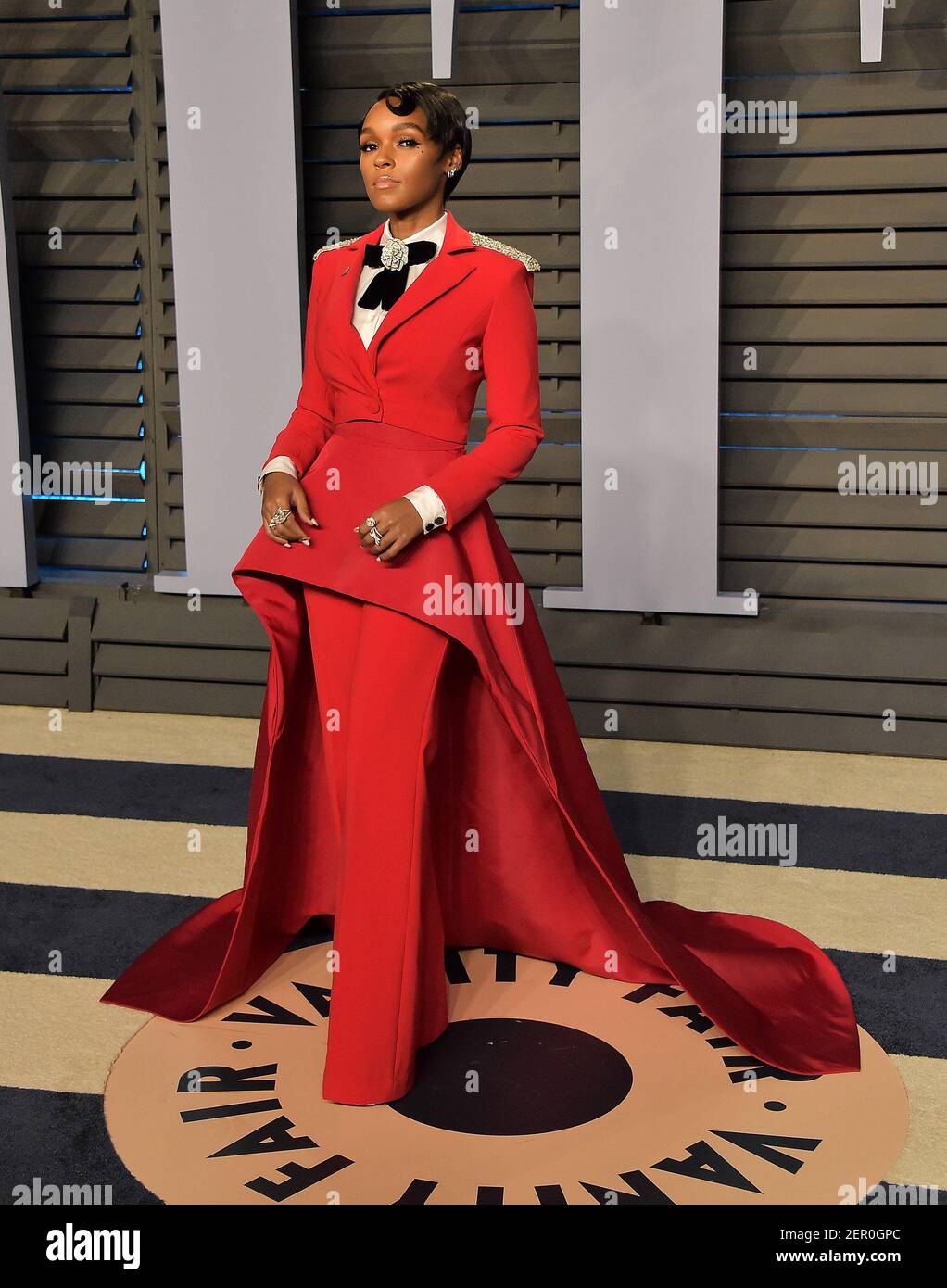 BEVERLY HILLS, CA - MARCH 4: Janelle Monae arrives at the 2018 Vanity ...