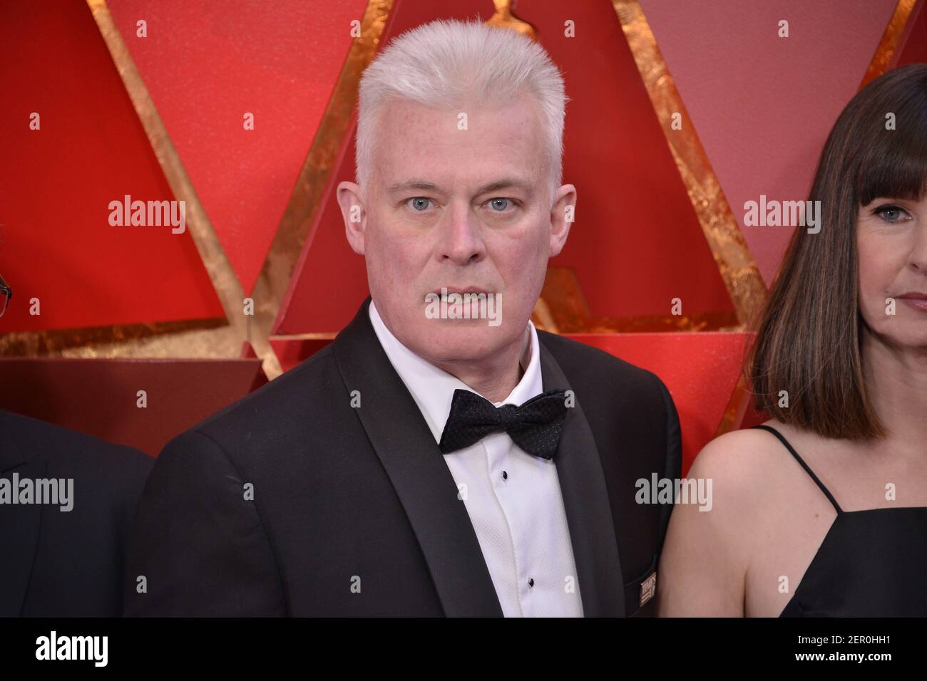 Neal Scanlan walking on the red carpet during the 90th Academy Awards ...