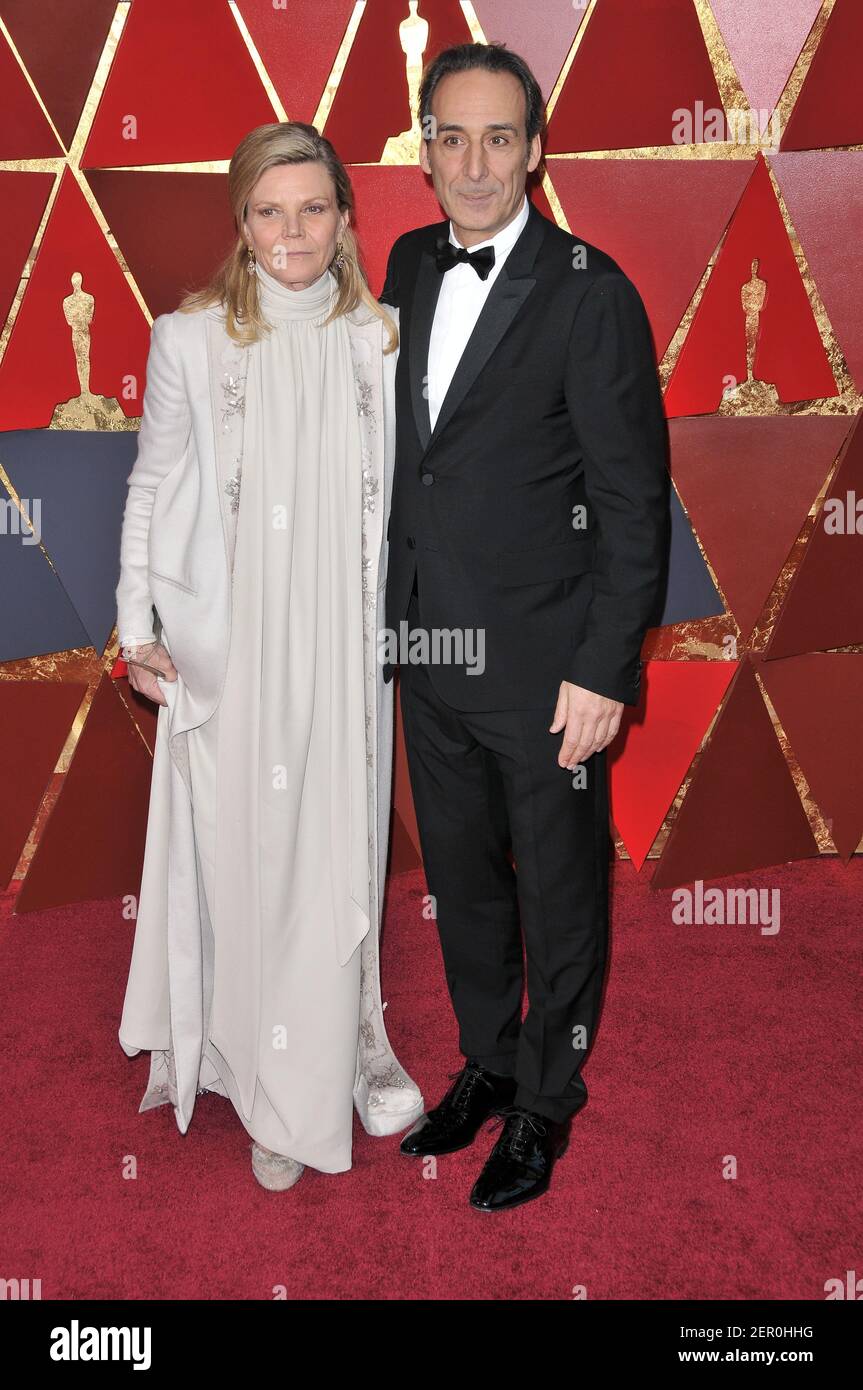 Dominique Lemonnier (L) and Alexandre Desplat (R) walking on the red ...