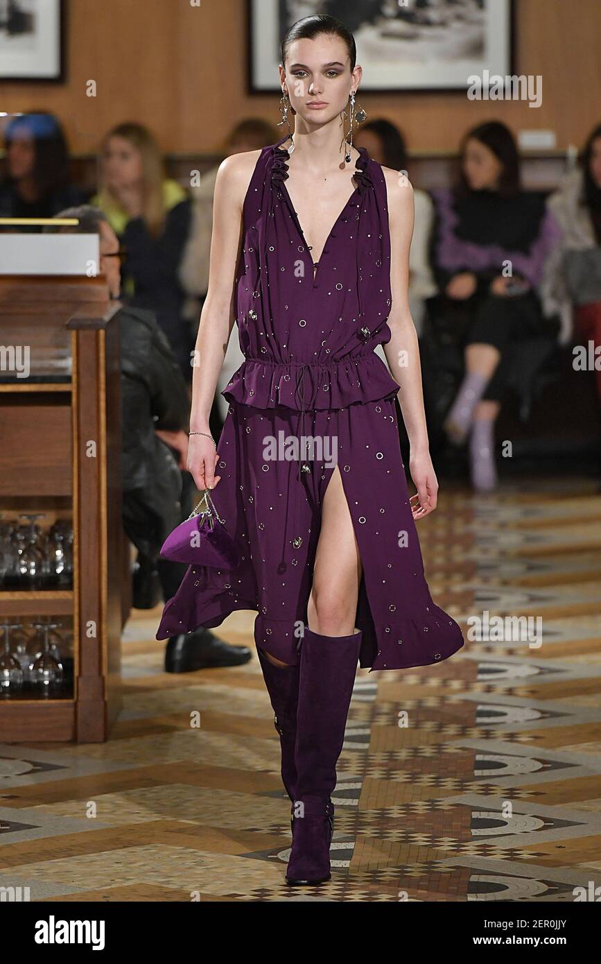 Model Sara Dijkink walks on the runway during the Altuzarra Fashion Show during Paris Fashion ...