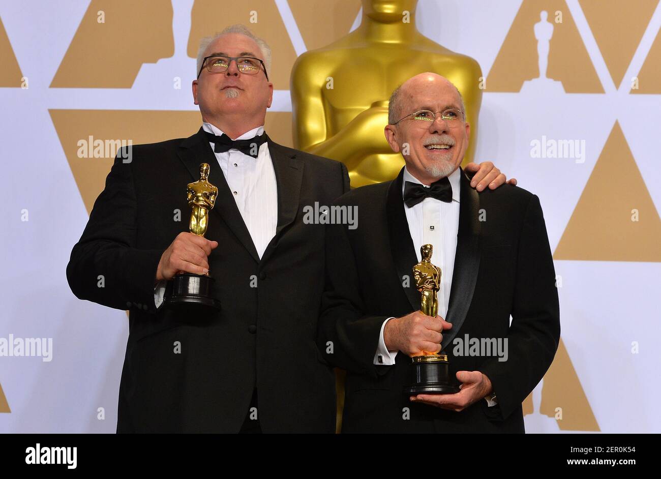 Sound Editing winners, "Dunkirk," Alex Gibson and Richard King ...