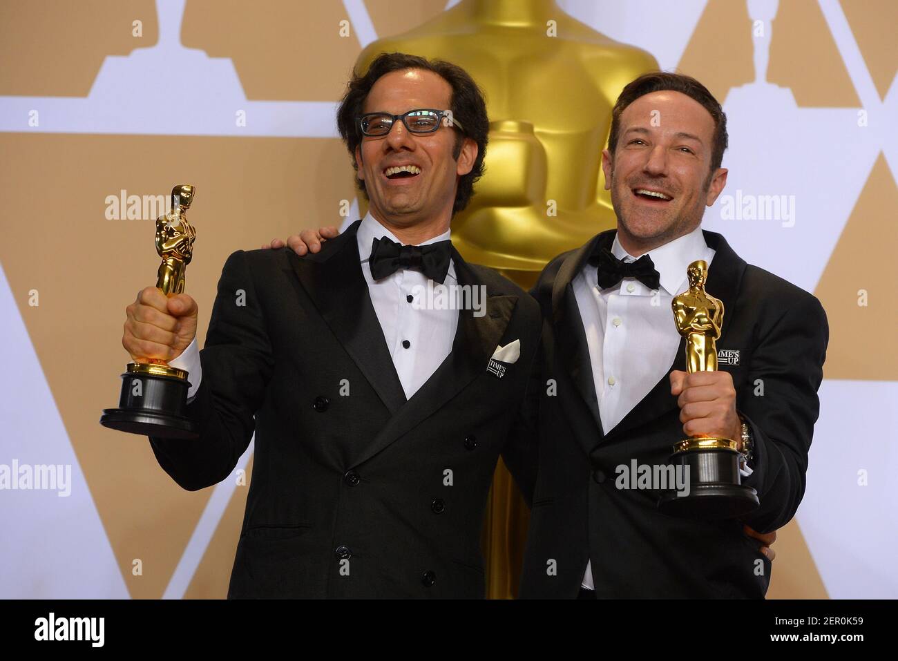 Documentary Feature winners, "Icarus," Bryan Fogel and Dan Cogan ...