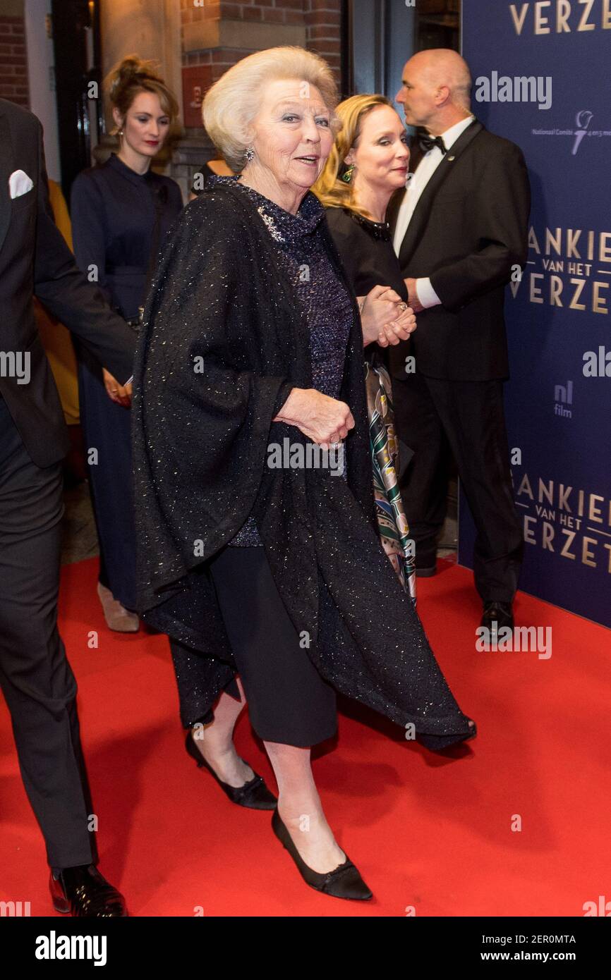 Princess Beatrix attends The Resistance Banker movie premiere at ...