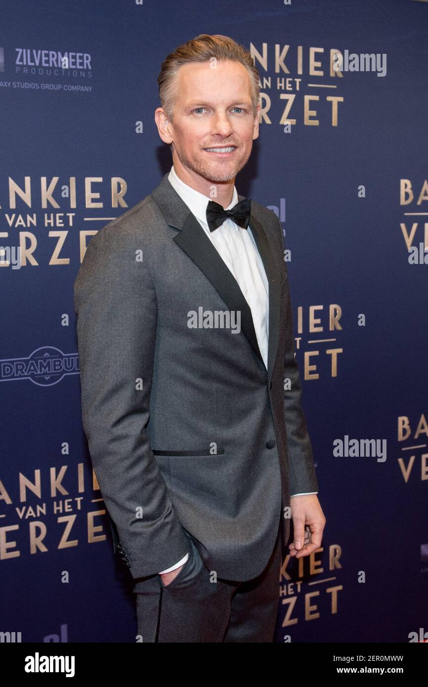 Barry Atsma attends The Resistance Banker movie premiere at DeLaMar ...