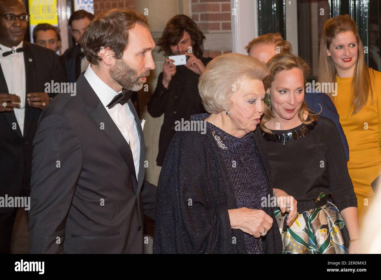 Princess Beatrix and Princess Margarita with her partner Tjalling ten ...