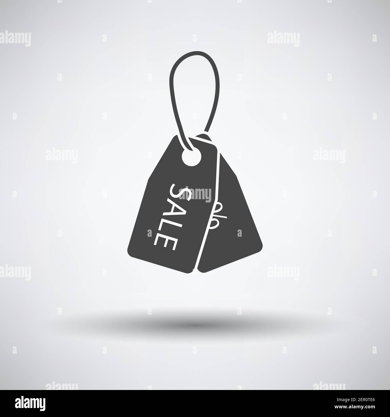 Discount Tags Icon. Dark Gray on Gray Background With Round Shadow ...