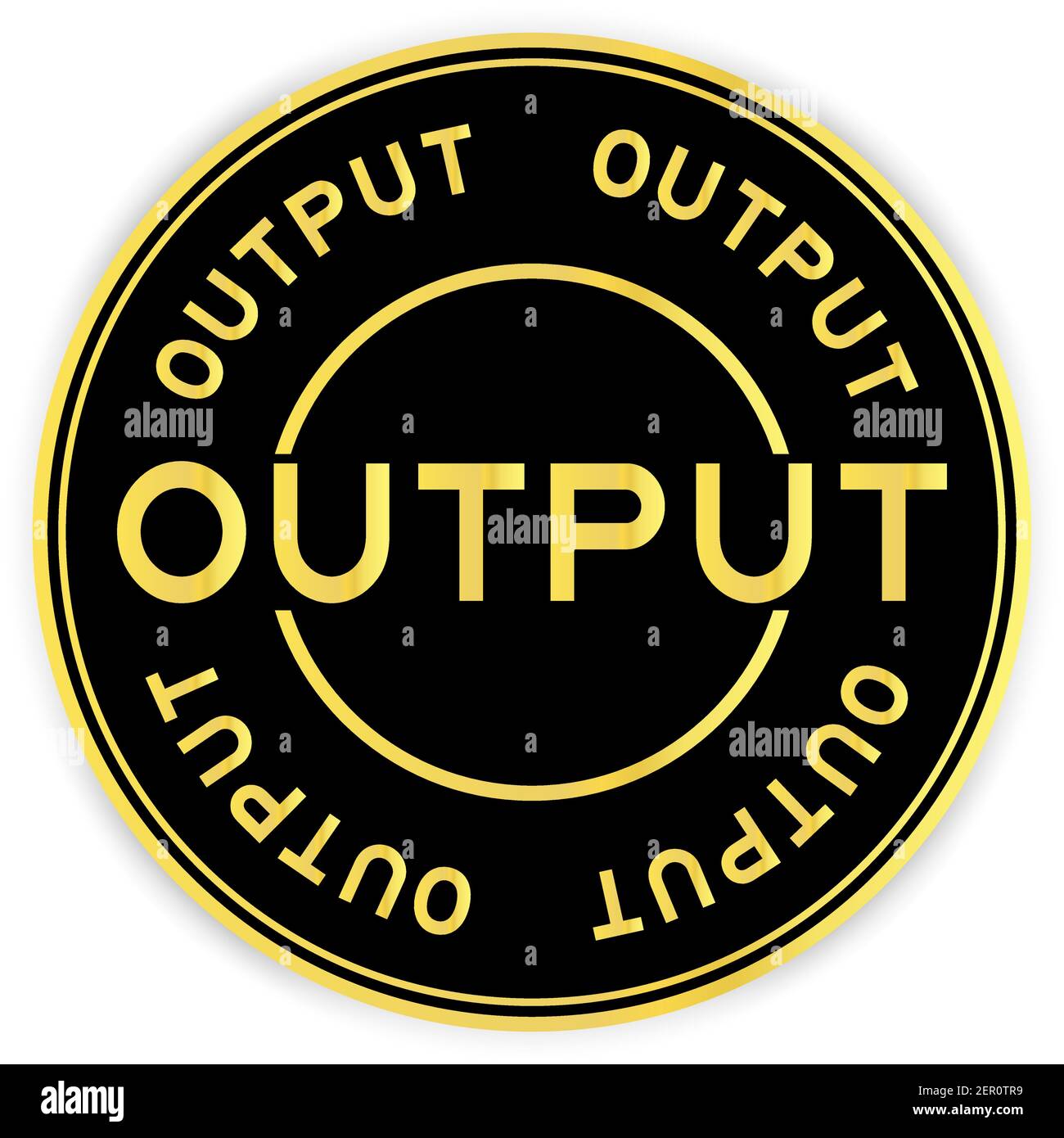 Process output icon data Cut Out Stock Images & Pictures - Alamy