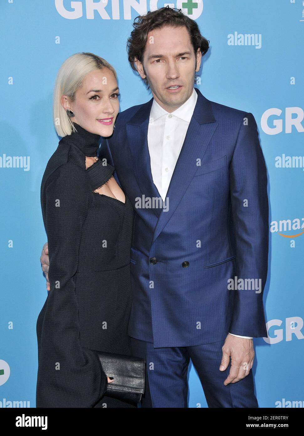 (L-R) Carla Ruffino and Nash Edgerton arrives at the "Gringo" Los ...