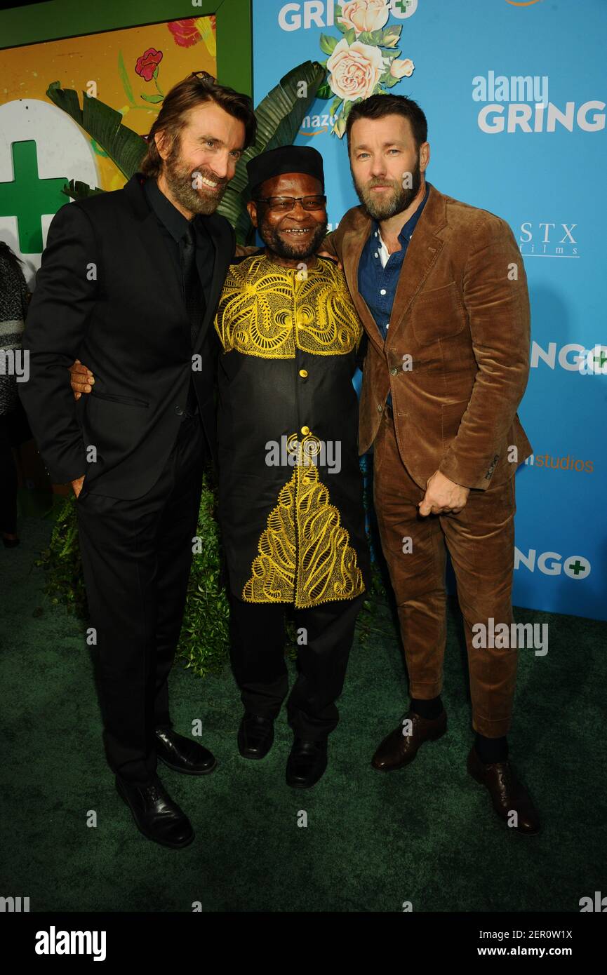 Sharito Copley, Joel Edgerton arrives to the GRINGO Los Angeles ...