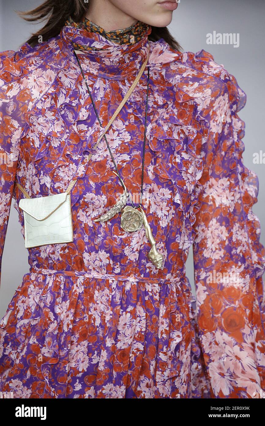 Model Rachel Marx walks on the runway during the Giambattista Valli ...